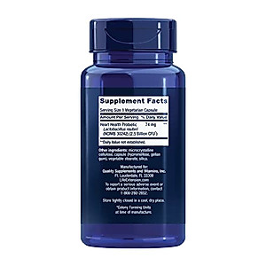 Life Extension FLORASSIST Heart Health - 2.5 Billion CFU Heart Health Support Advanced Probiotics Supplement for Men and Women – Gluten-Free, Non-GMO, Vegetarian – 60 Capsules