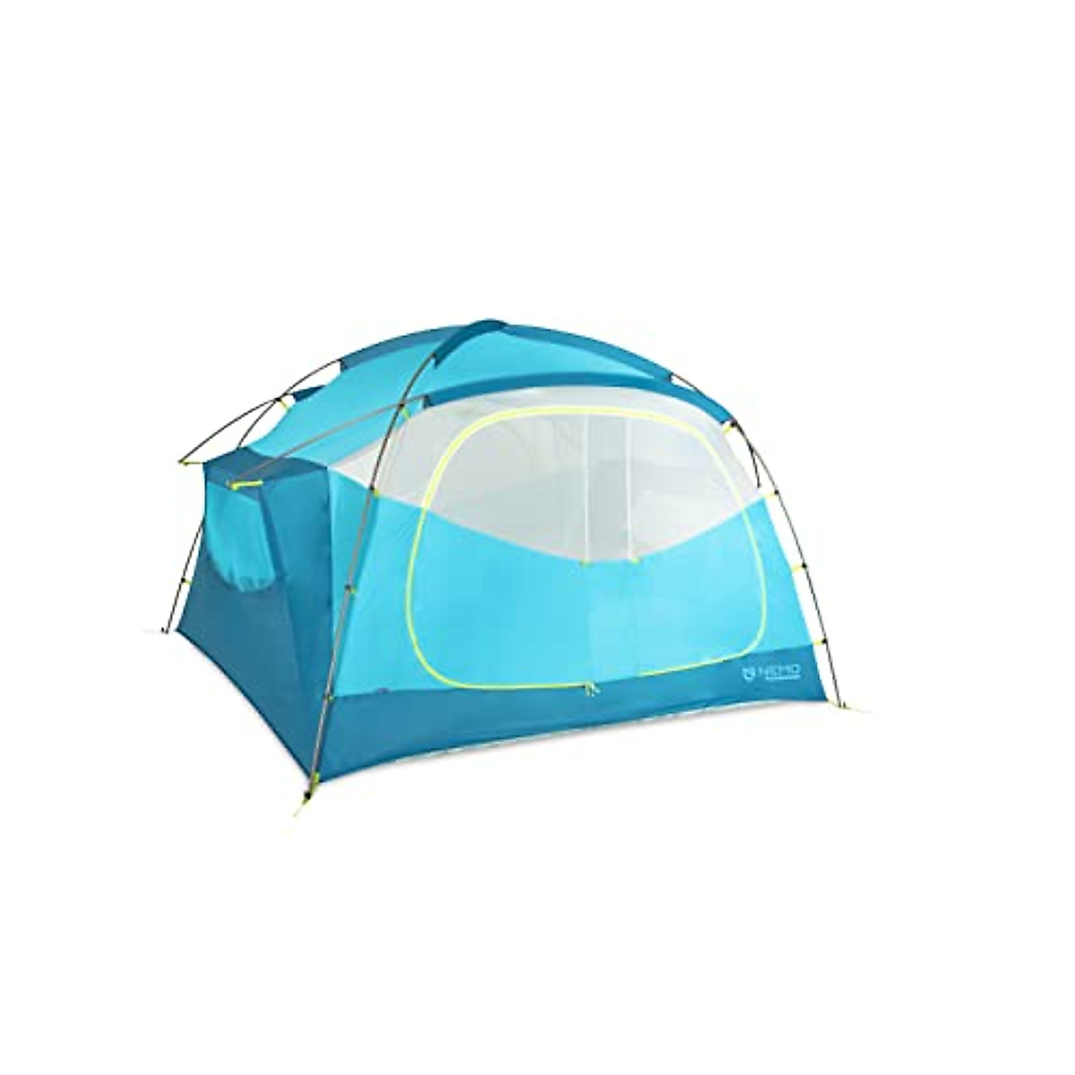NEMO Aurora Highrise, 3 Season, Family, Car Camping Tent - 6-Person - Atoll/Oasis