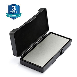 SHARPAL 156N Double-sided Diamond Sharpening Stone Whetstone Knife Sharpener | Coarse 325 / Extra Fine 1200 Grit | Storage Case with NonSlip Base & Angle Guide (6 in. x 2.5 in.)