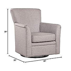 GRAFTON HOME Cari 360 Swivel Rocker, London Fog