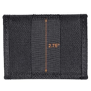 TAFTACFR Double Glove Pouch Police Firefighter EMS EMT Paramedic Medical Disposable Gloves Holder for 2 and 2.25" Duty Belt(Ballistic Nylon)