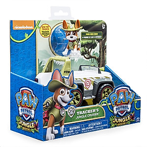 Paw Patrol, Jungle Rescue, Tracker’s Jungle Cruiser, Vehicle & Figure