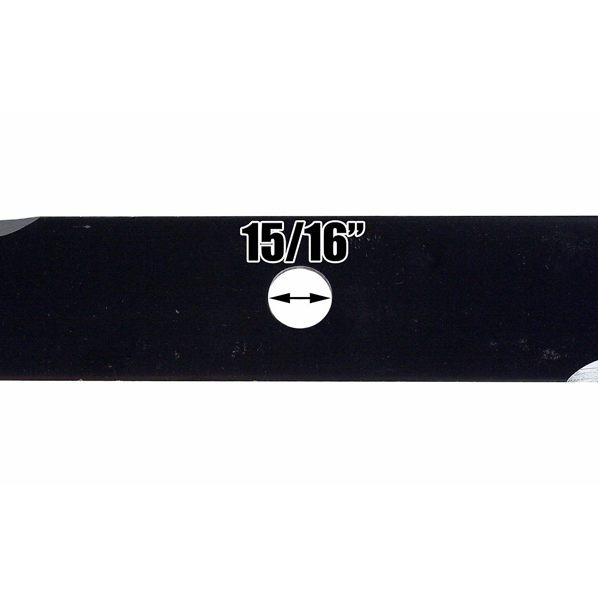 USA Mower Blades U15180BP (9) High-Lift Replacement Blade for Toro 103-6387 103-6387-S 103-6402-S Length 18 in. Width 2-1/2 in. Thickness .250 in. Center Hole 15/16 in. 52 in. Deck
