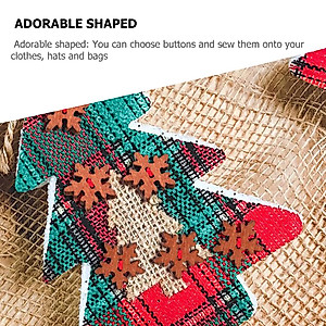 200pcs Craft Buttons Small Buttons Wooden Buttons for Crafts DIY Wooden Ornaments Decorative Buttons Overcoats Button Decor Retro Style Buttons Coat Button Cute Buttons