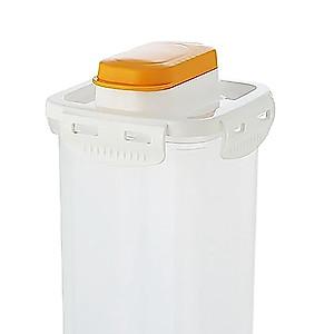 figatia Washing Powder Storage Box Clear Airtight Laundry for Pet Food Kitchens Oatmeal