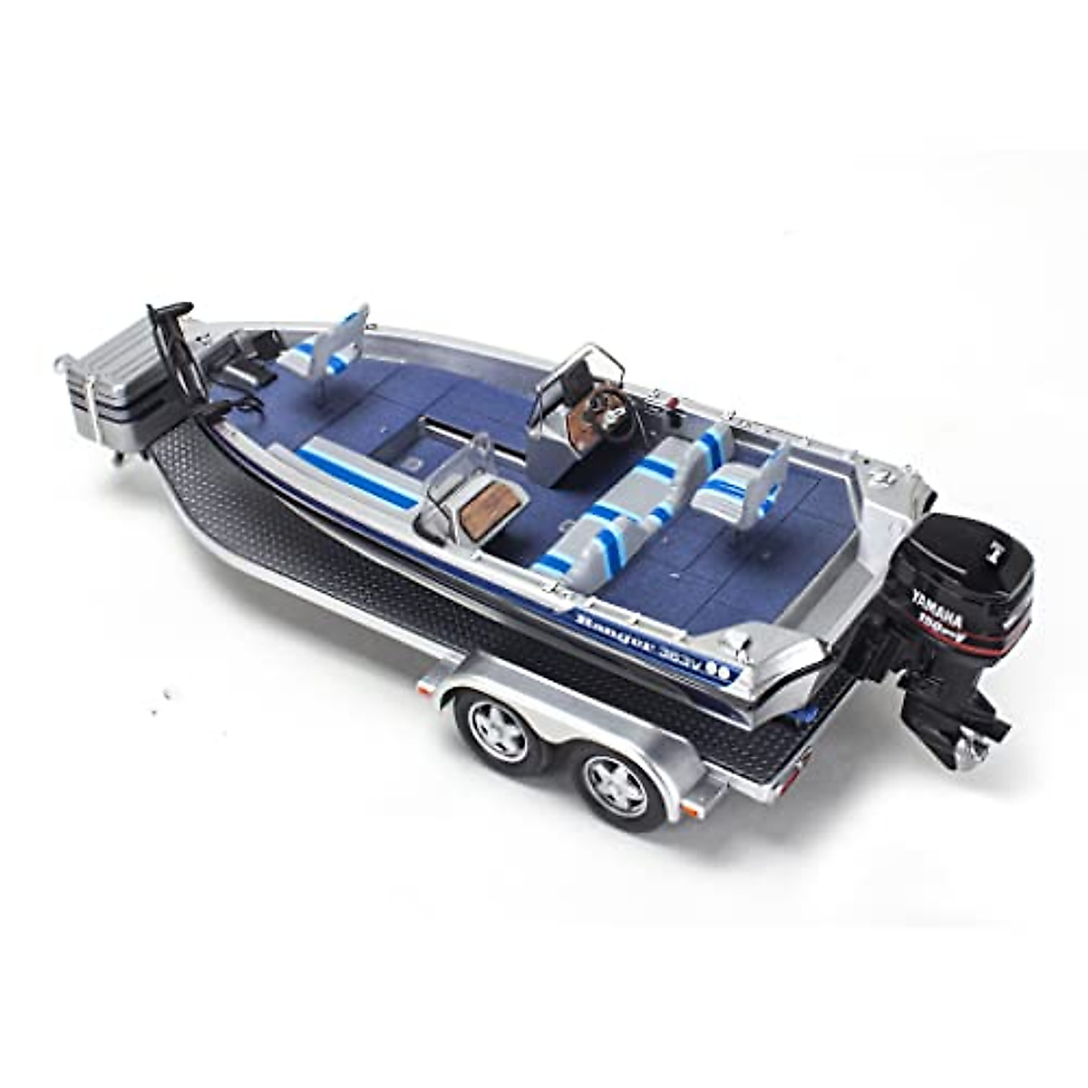 Revell 17242 '80 Ford Bronco w/Bass Boat & Trailer 1:24 Scale 157-Piece Skill Level 5 Model Truck Building Kit