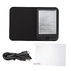 Advanced Ereader - 6-inch E-Reader with Crisp 8000 Ink Screen 8GB Ebook Reader Protective Film - Perfect for Immersive Reading Experience