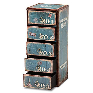 Baxton Studio Multipurpose Shelving and Cabinets, Blue