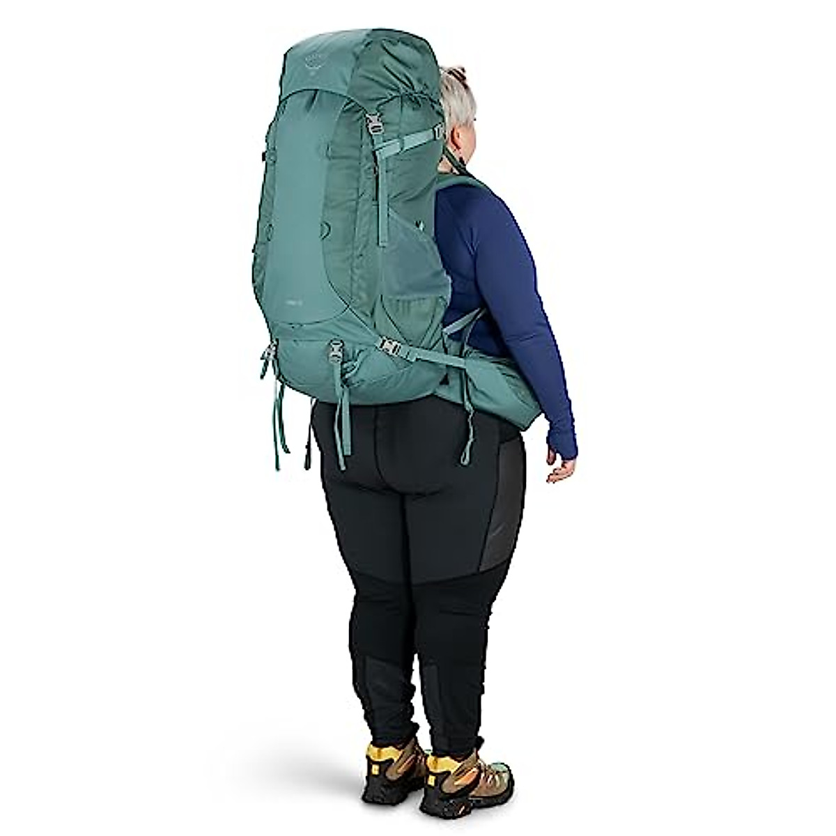 Osprey Viva 65L Women's Backpacking Backpack, Succulent Green, One Size, Extended Fit