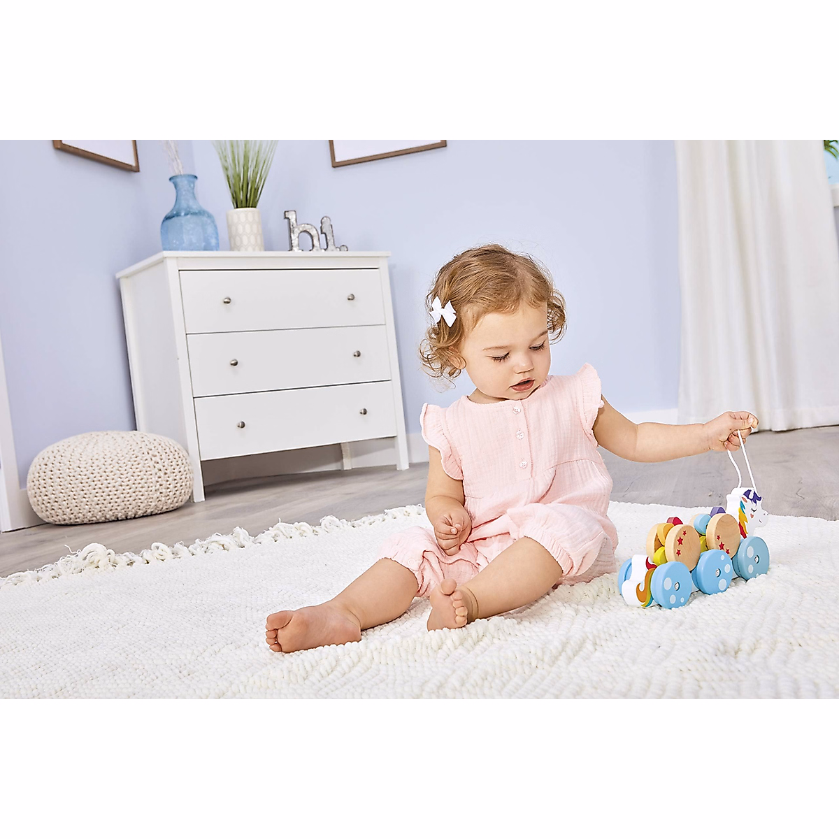 Little Tikes Wooden Critters Dino Developmental Pull Toy