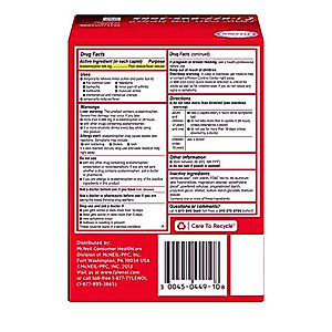 Tylenol Extra Strength Caplets with Acetaminophen, Pain Reliever & Fever Reducer, 2-Pack of 50 ct