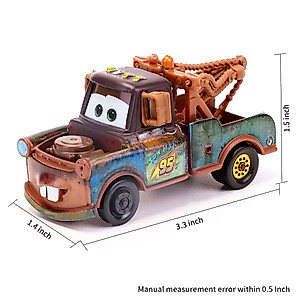 Movie Car 2 3 Mack Uncle Mater Chick Hicks Toys Diecast 1:55 Gift Box Toys Car Play Set Model Vehical for Boys Kids (13pcs)