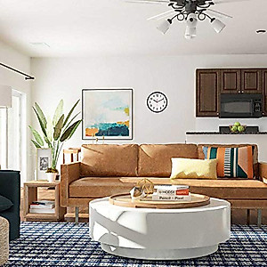 Foraineam 2-Pack Silent Non Ticking Wall Clock - 10 inch Quartz Battery Operated Clock - Easy to Read with Modern and Elegant Design