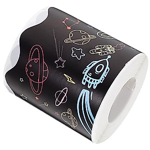 NUOBESTY 1 Roll Border Paper line Appendix Bulletin Board Border Replaceable Billboard Delicate Borders Classroom Bulletin Blackboard Space Removable Classroom Borders for Bulletin Board