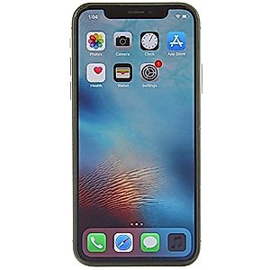 Apple iPhone X, 256GB, Space Gray - For GSM (Renewed)