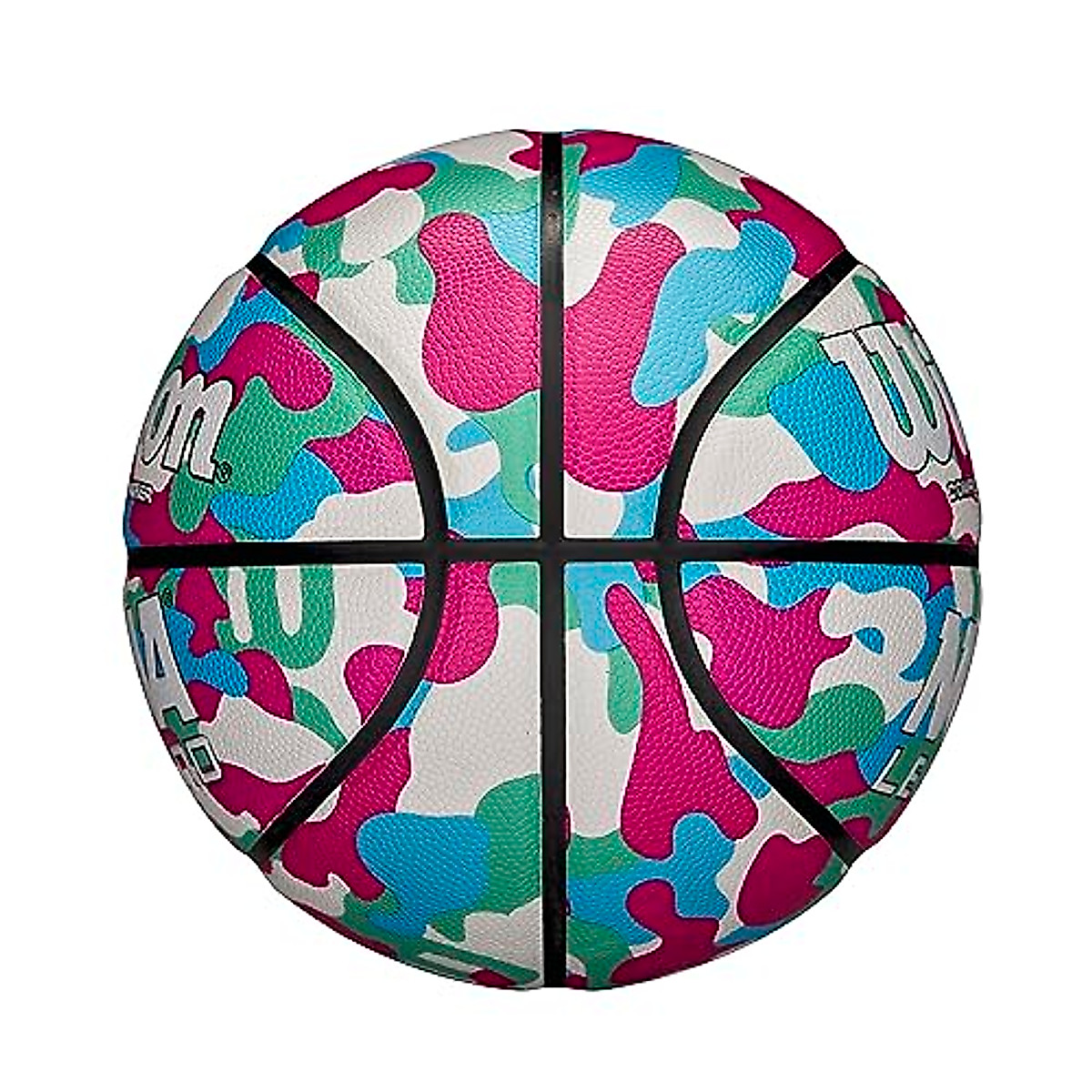 WILSON NCAA Legend Indoor/Outdoor Basketball - Pink Camo, Size 5-27.5"