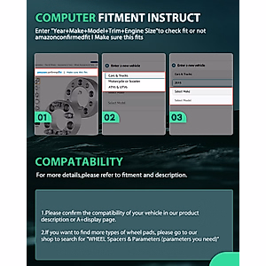 SCITOO 4X 1.5 inch 5 Lug Wheel Spacers Adapters 5x5.5 to 5x4.5 5x139.7mm to 5x114.3mm Compatible with F100 E100 Econoline Wheel Spacers for Ramcharger Wheel Spacers with 1/2 Studs