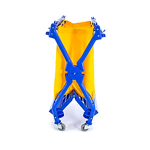 Commercial Laundry Cart with Wheels | 350 LBS Load | Foldable.