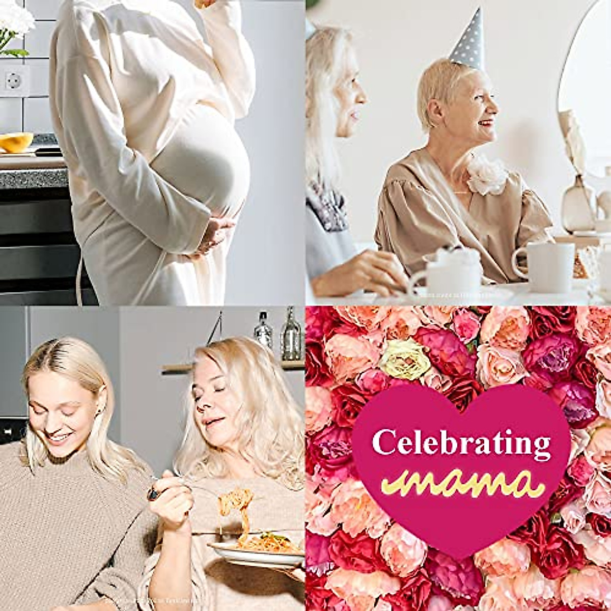 NTLX Mama Necklace – Mama Necklace for Women - Mama Script Cursive Lettering - Simple Delicate Cute – 14K Gold - Great Gift - Beautiful Card & Gift Box Included (Mama Script - Gold)