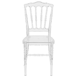 Flash Furniture Flash Elegance Crystal Ice Napoleon Stacking Chair