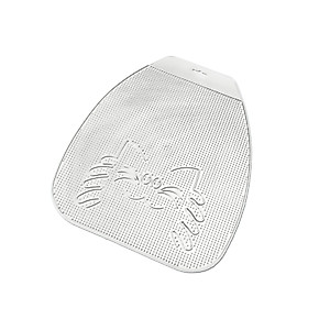 Van Ness Pets Trackless Cat Litter Mat Traps Litter from Box, Waterproof, White, LM1