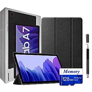 SAMSUNG A7 Tab 10.4''(2000x1200) Wi-Fi Tablet, Qualcomm Snapdragon 662, 3GB RAM 64GB Storage, Gray + Accessories
