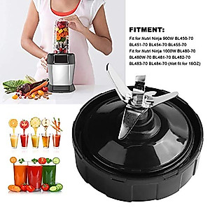 SH-RuiDu Blender Base,6‑Leaf Blade Assembly Fit for Nutri Ninja 900W 1000W Juicer Extractor