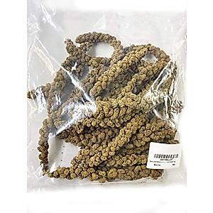 Birds LOVE Wholesome & Lovely Spray Millet GMO Free No Pesticide (No Stems Only Edible Tops) for Parrots Birds Cockatiel Lovebird Parakeet Finch Canary All Parrots Healthy Treat-1lb…