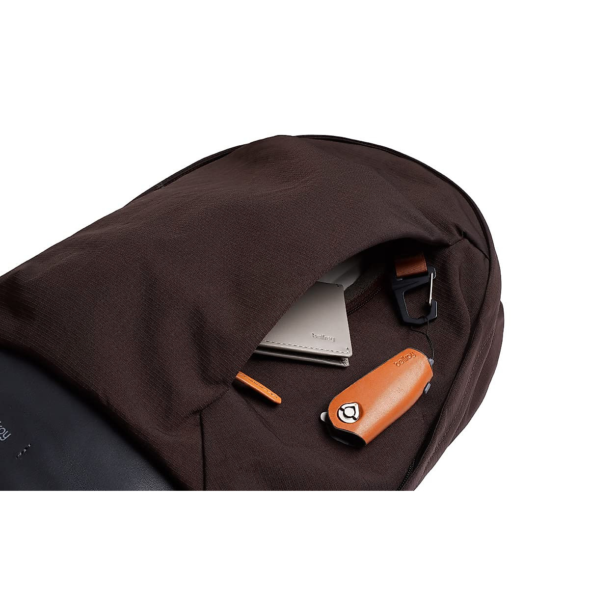 Bellroy Classic Backpack Premium (Leather Panels, Fits 15" Laptop) - Black Sand