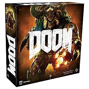 Doom The Board Game (2nd Edition) - Sci-Fi Combat Strategy Game Based on the Video Game for Kids & Adults, Ages 14+, 2-5 Players, 90 Minute Playtime, Made by Fantasy Flight Games