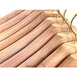 Cedar Elements 12PK Business Suit Wide Coat Hangers