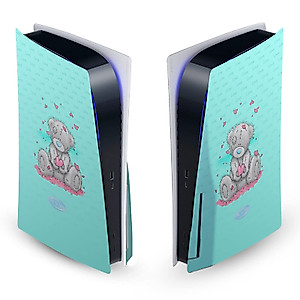 Head Case Designs Officially Licensed Me to You Love Classic Tatty Teddy Matte Vinyl Faceplate Sticker Gaming Skin Case Cover Compatible with Sony Playstation 5 PS5 Disc Edition Console