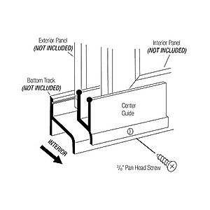 Basco ECPPDLX51SV framed sliding shower door parts, Chrome
