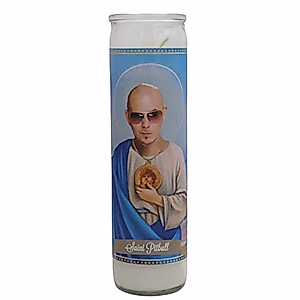 Pitbull Devotional Prayer Saint Candle