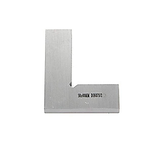T Tulead Machinist Square Precision Square Carbon Steel Solid Machinist Square Woodworking Square 50x40mm/2"x1.57"