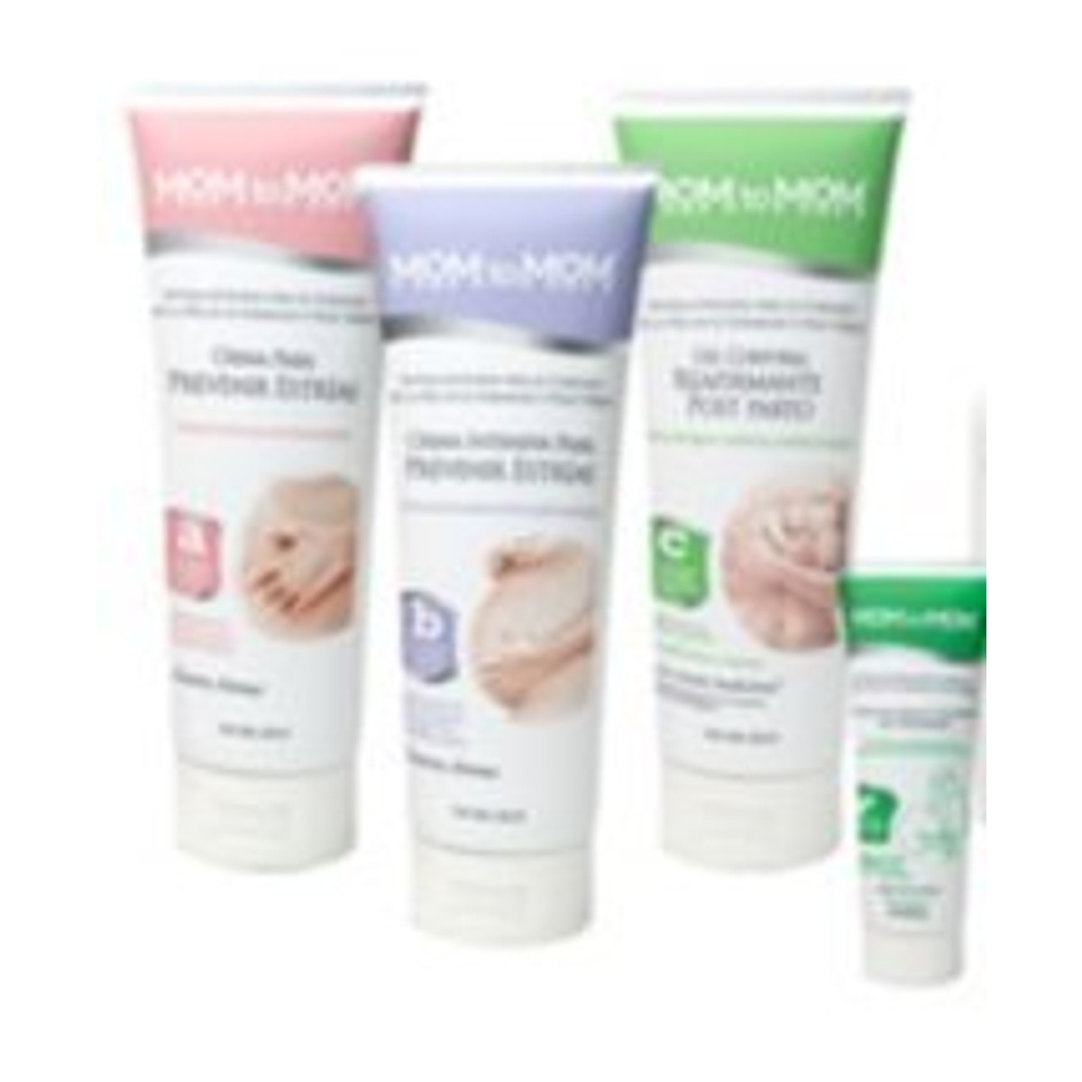 Mom to Mom Crema Set de Tres A (6 Meses de Embarazo) B (ultimos 3 meses) C (45 post parto) w Dcache Gift