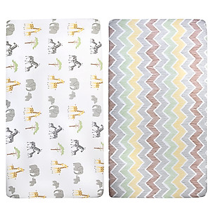 Giraffe Baby Bedding Crib Set with Giraffe Baby Blanket, Giraffe Crib Sheets 3 Piece Set