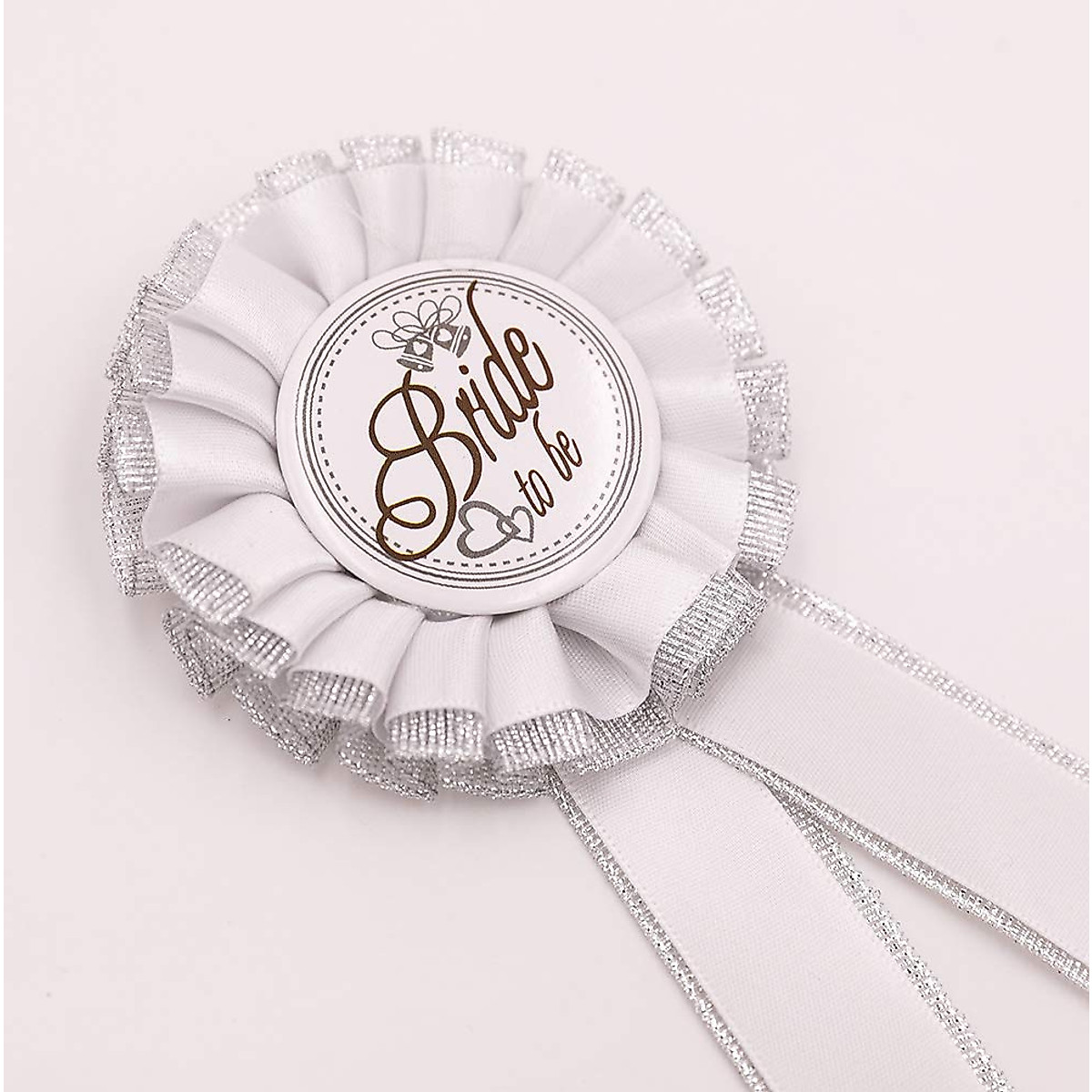 Bride to Be and Groom to Be Tinplate Badge Pins Wedding Buttons for Wedding Bridal Shower Party Decorations by Topfunyy