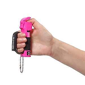 Mace Brand Sport Pepper Spray (Neon Pink), Approx. 4.25" h x 1" w x 1.25" d 18 Grams