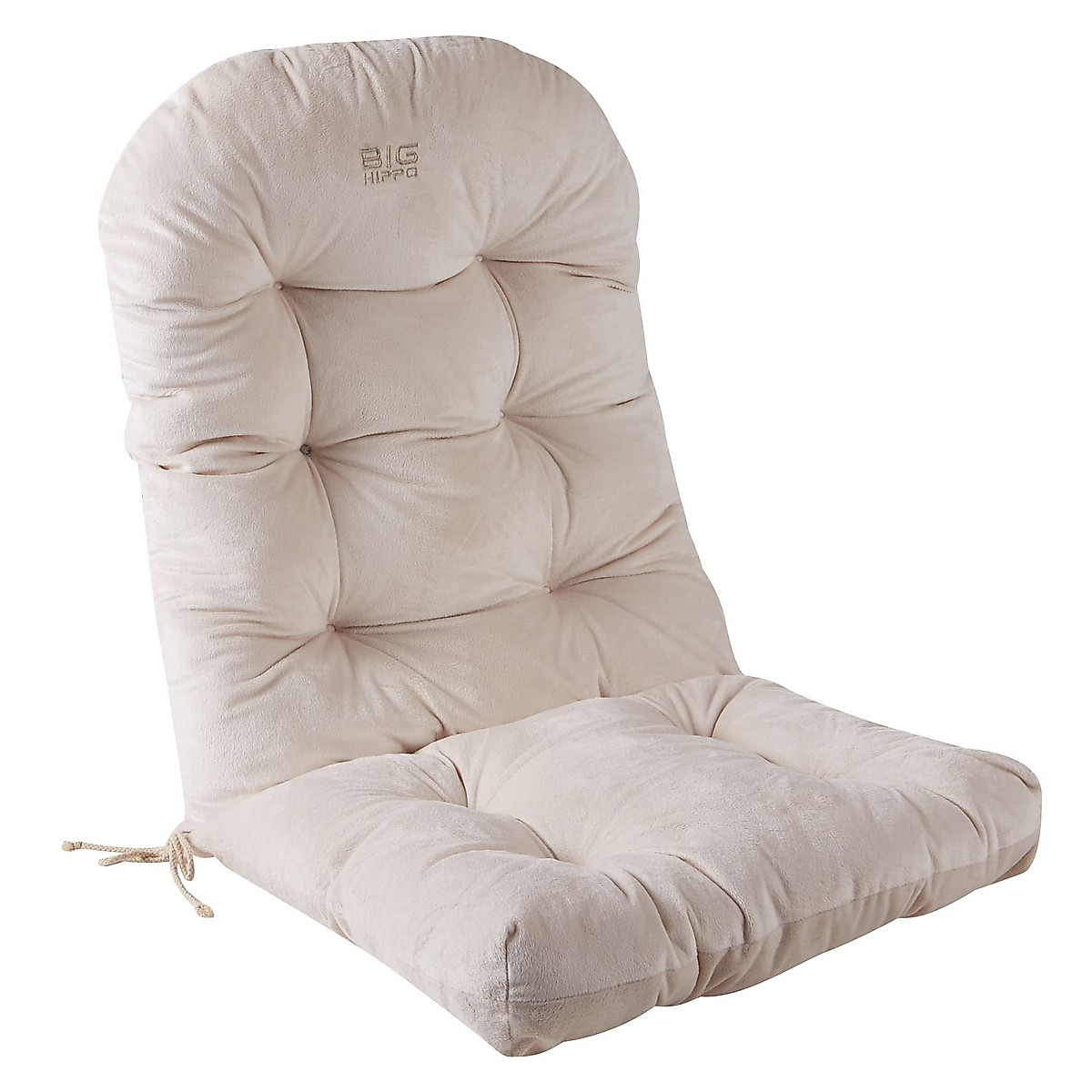 Big Hippo Adirondack Chair Cushion + Round Floor Cushion