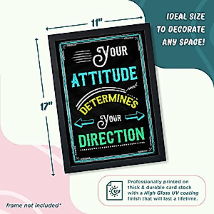 L&O Goods Motivational Posters | Set Of 10 Inspirational Wall Decor | 8.5x11 inches | Home Decor