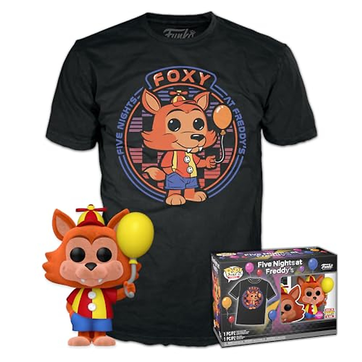 Funko Pop! & Tee: Five Nights at Freddy's - Balloon Foxy - XL