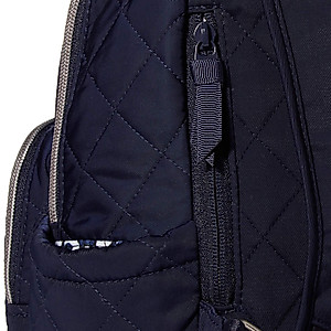 Vera Bradley Women's, Performance Twill Small Backpack, Classic Navy, One Size