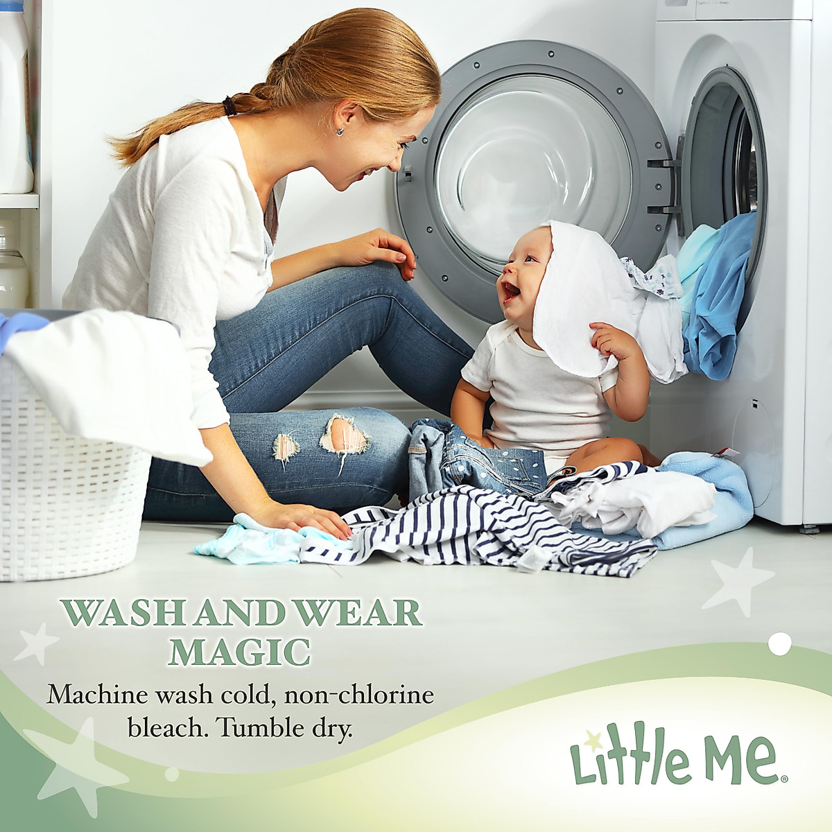 Little Me Clothes for Baby Boys' Sports Star Swaddling Receiving Blanket, 30 x 27 Inches