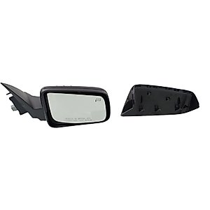 Kool Vue Right Power Heated Door Mirror Compatible With Ford Focus 2008-2011 with 2 Caps Coupe & Sedan, Models With Deluxe Package