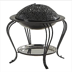 Steel Fire Pit for Patio, Backyard, Garden, Beach, Camping, Picnic