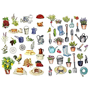 Love Coffee Time Precut Anti-UV Waterproof Decoration Notebook Planner Stickers Scrapbooking Diary Sticky Paper Flakes (PK410)