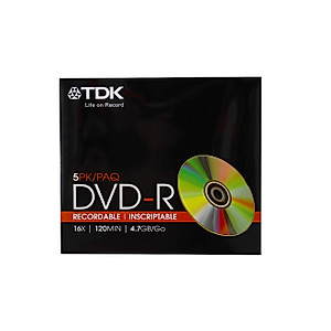 TDK DVD-R Recordable DVD Discs DVD-R47FS5