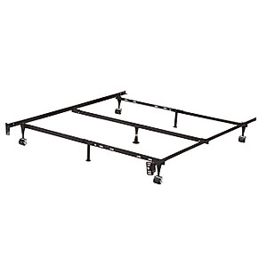 KB Designs – 7 Leg Adjustable Metal Bed Frame with Center Support Legs, Queen/Full/Full XL/Twin/Twin XL Beds