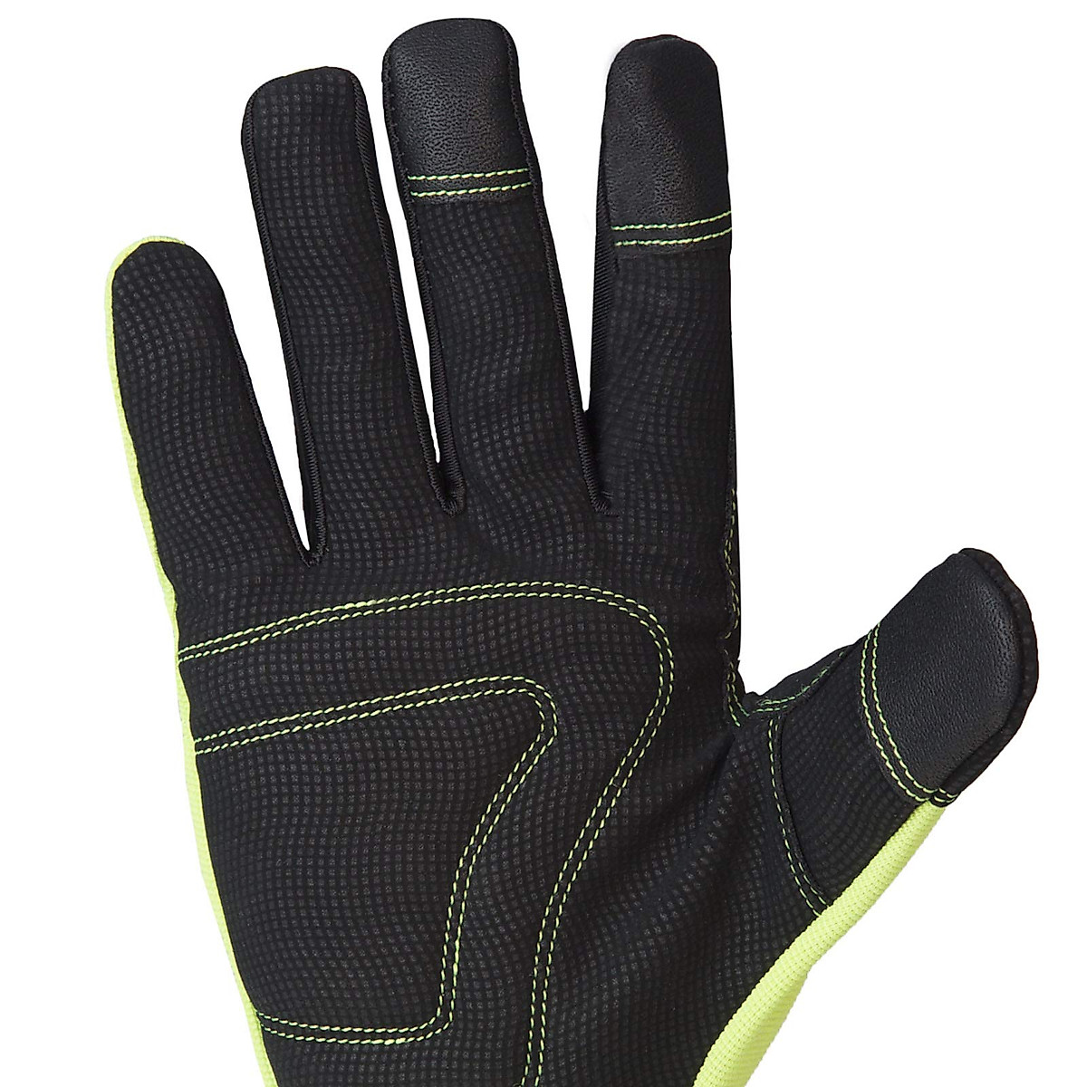 JORESTECH Fleece Lined Winter Work Gloves High Visibility Safety Touch Screen Technology Multipurpose (Large)